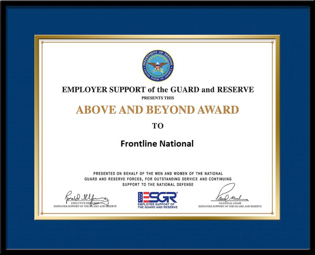 Awards – Frontline National